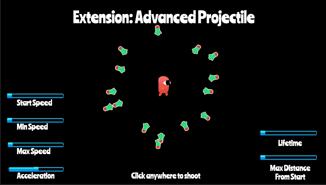 Advanced Projectile A Game Example From The Gdevelop Game Making App Gdevelop