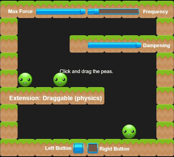 Draggable Physics A Game Example From The Gdevelop Game Making App