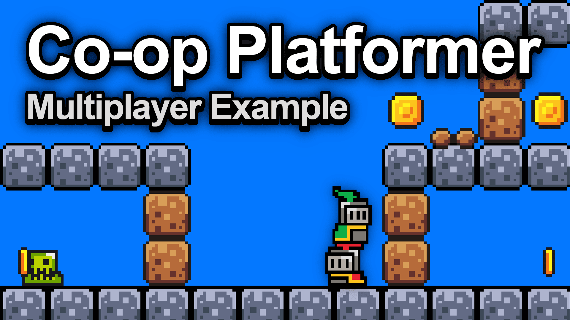 Multiplayer Platformer Pickup A Game Example From The Gdevelop Game