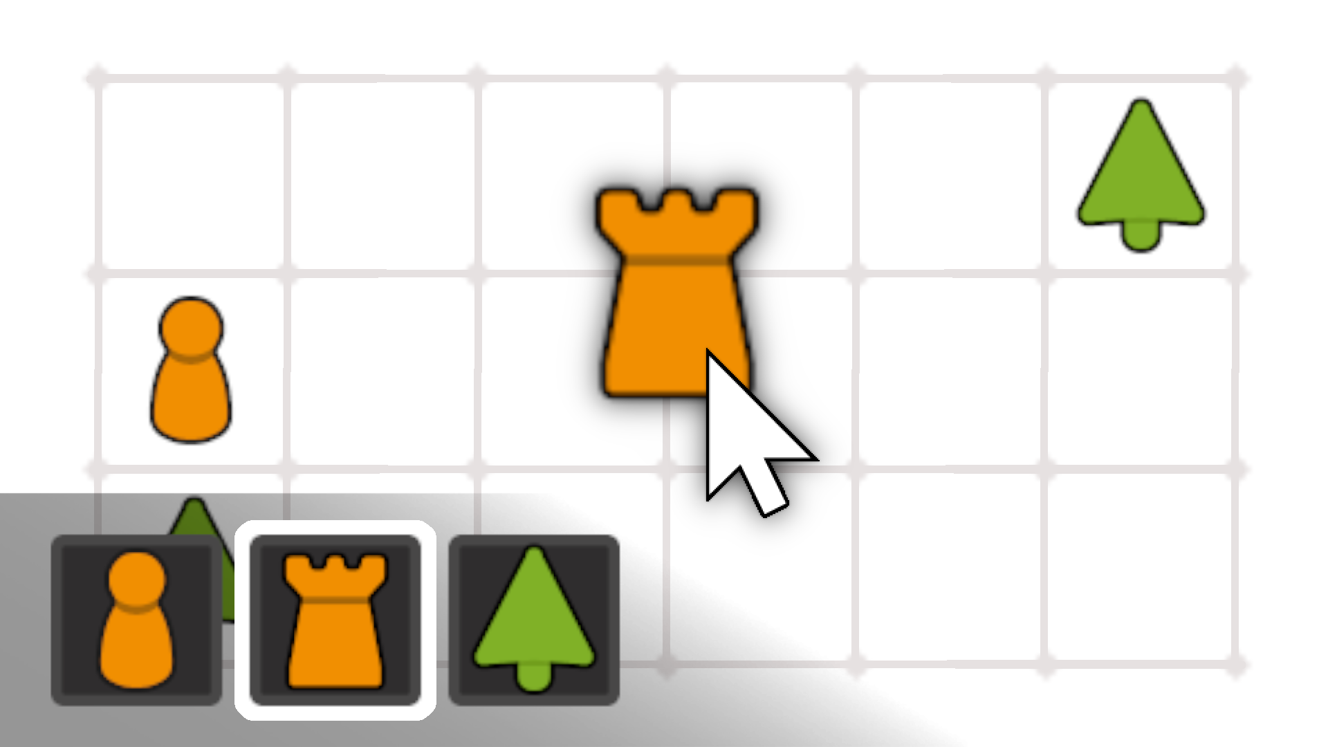 Tile-based builder/strategy - a game example from the GDevelop game ...