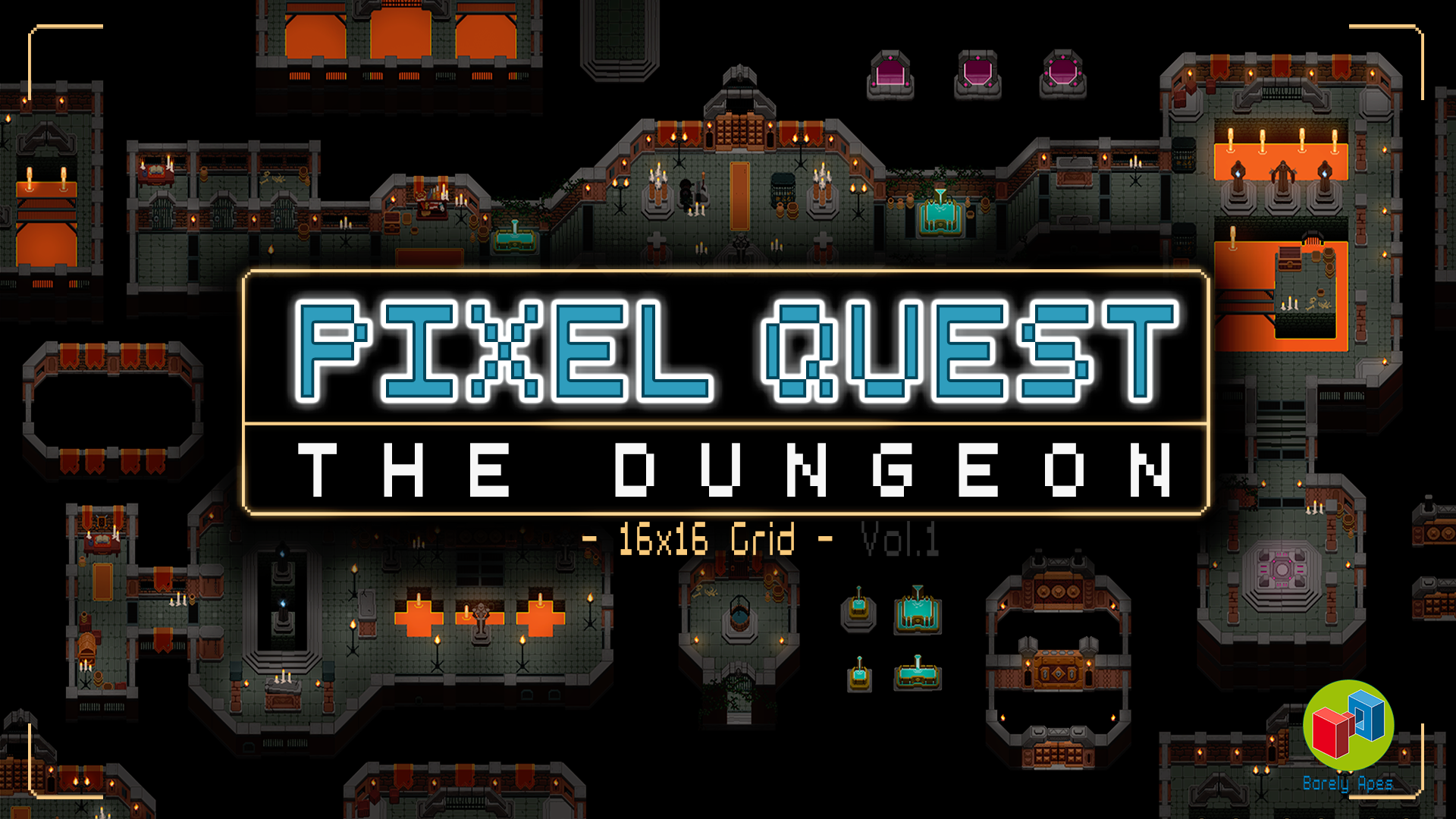 2D Pixel Quest - The Dungeon - a premium asset pack to build games with ...