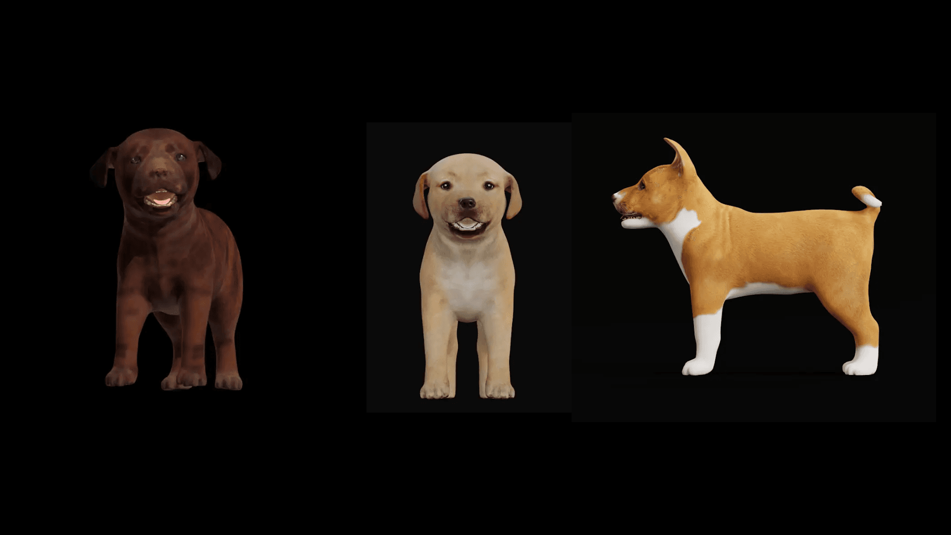 3D Dog Puppies - a premium asset pack to build games with GDevelop ...