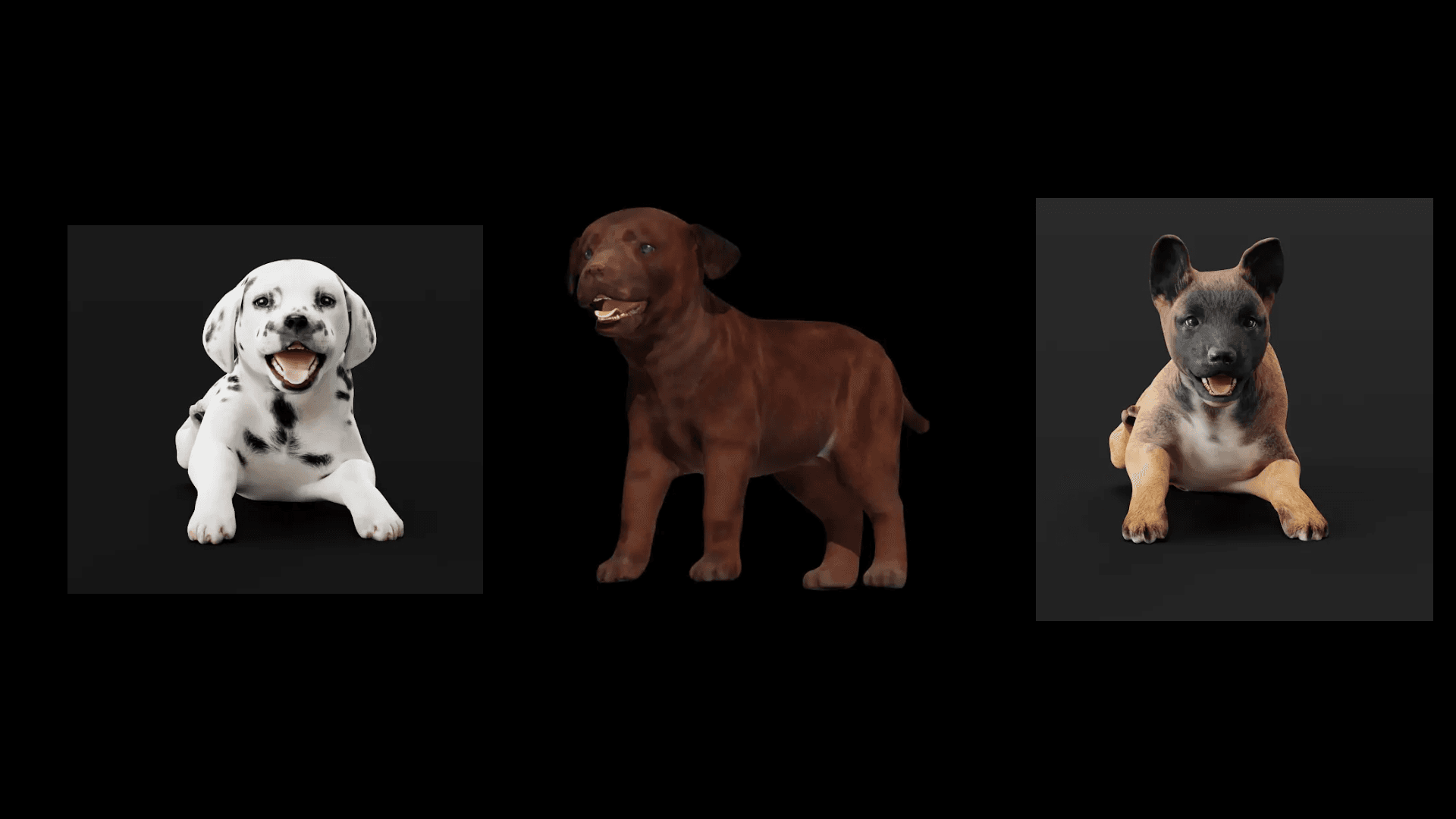3D Dog Puppies - a premium asset pack to build games with GDevelop ...