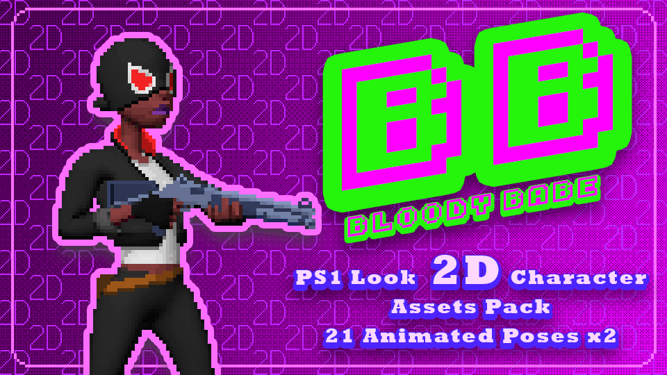 Bloody Babe Character - a premium asset pack to build games with ...
