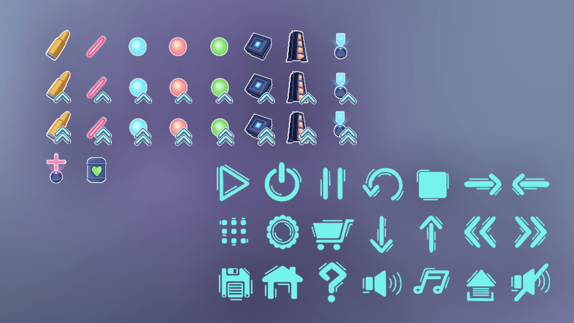 Cyberpunk Bundle - a premium asset pack to build games with GDevelop ...