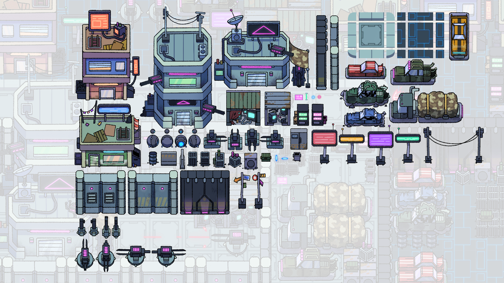 Cyberpunk Neon World - a premium asset pack to build games with ...