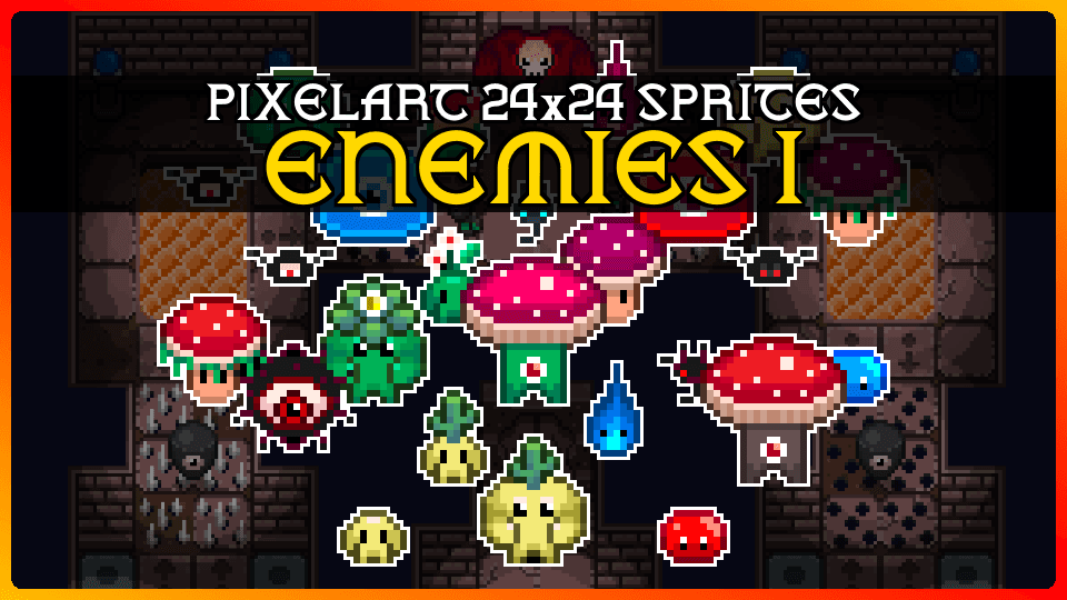 Fantasy Dreamland Enemies 1 - a premium asset pack to build games with ...