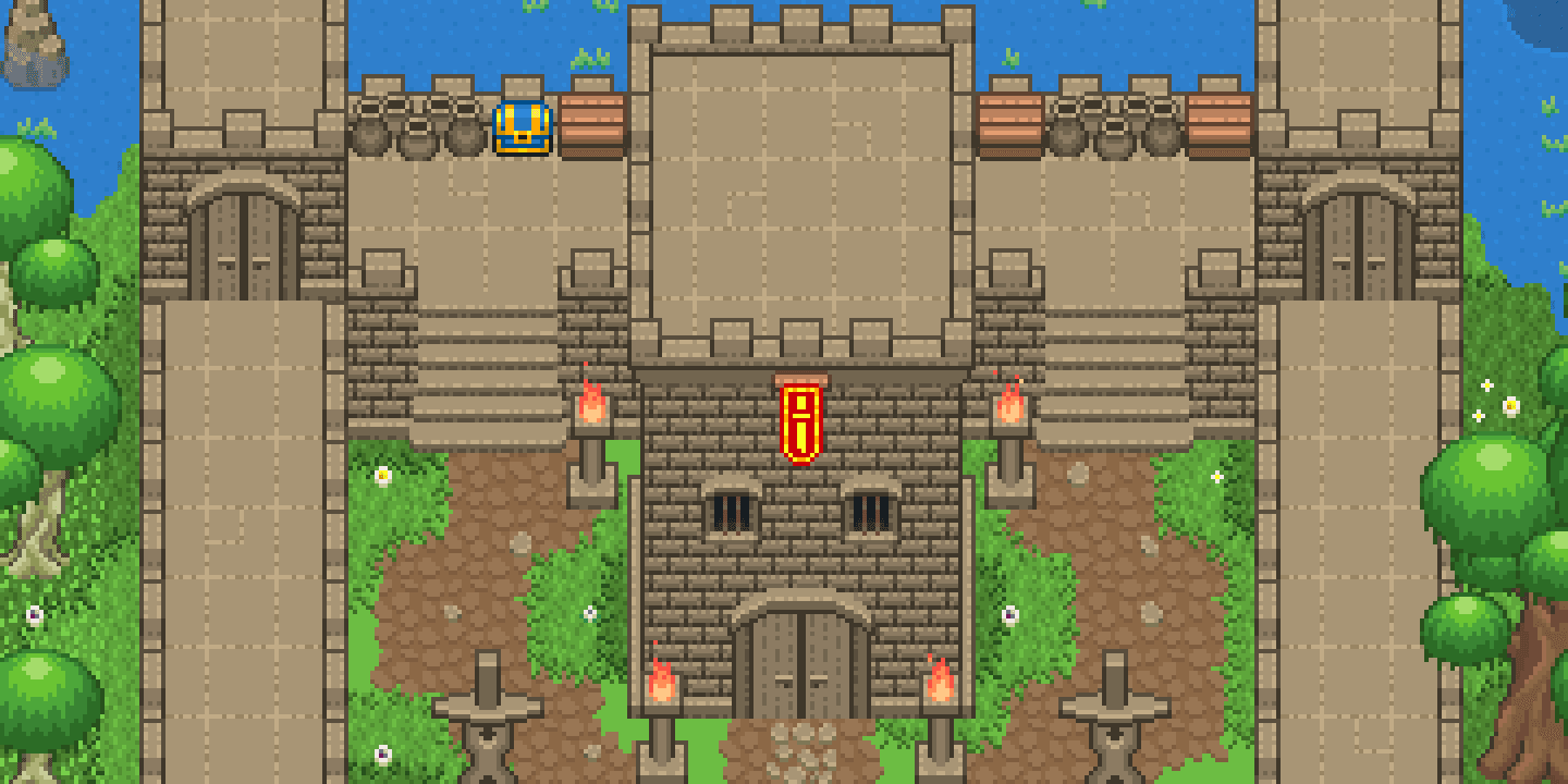 Fortress Tileset - a premium asset pack to build games with GDevelop ...