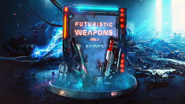 Futuristic Weapons Vol 1 - a premium asset pack to build games with ...
