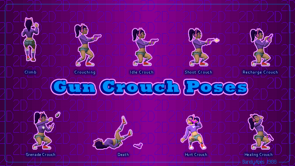 Gamer Girl Character - a premium asset pack to build games with ...