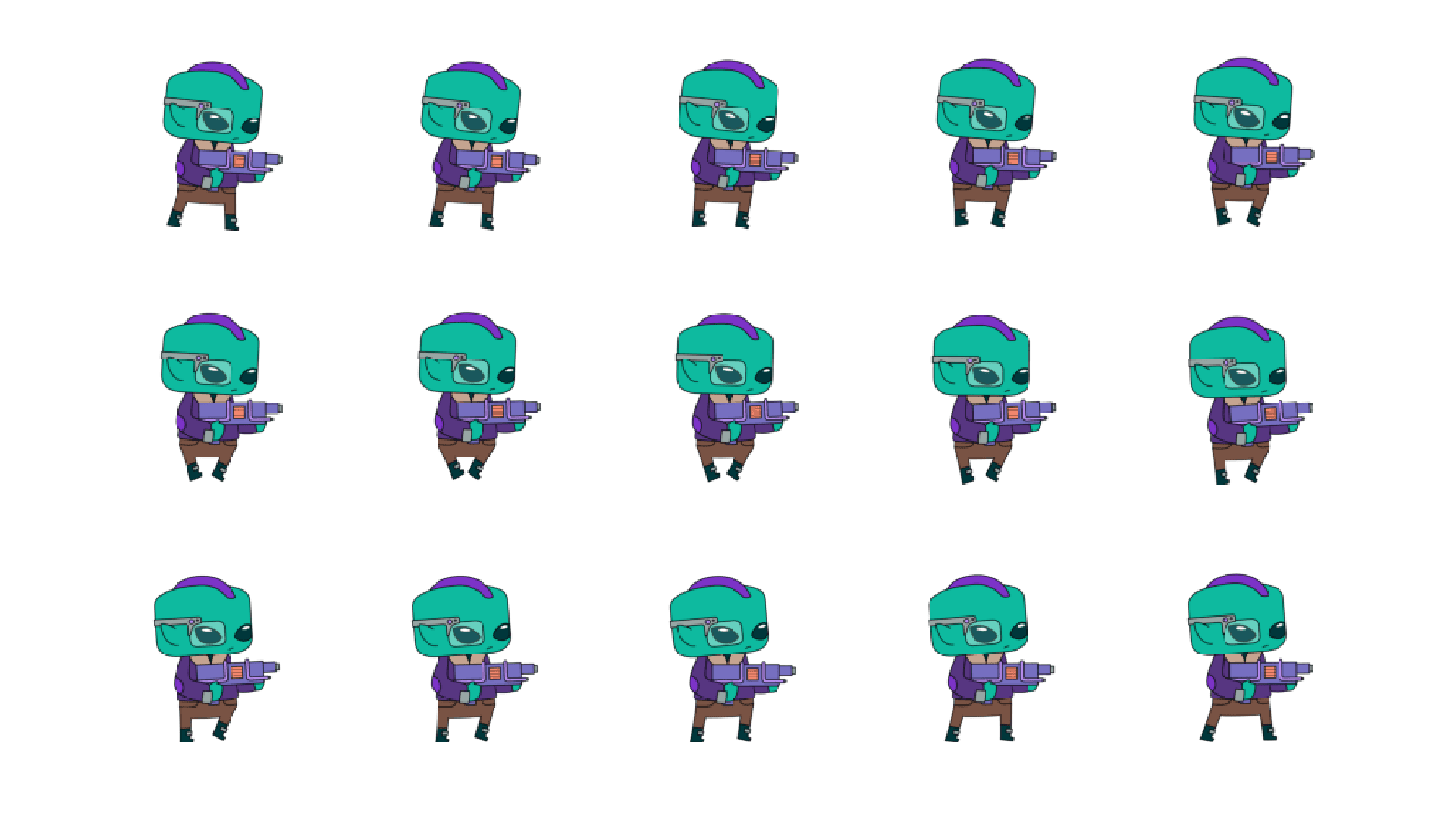 Green Alien - a premium asset pack to build games with GDevelop. | GDevelop