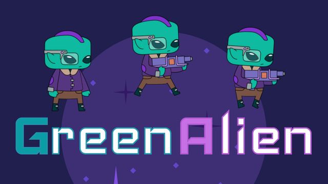 Green Alien - a premium asset pack to build games with GDevelop. | GDevelop