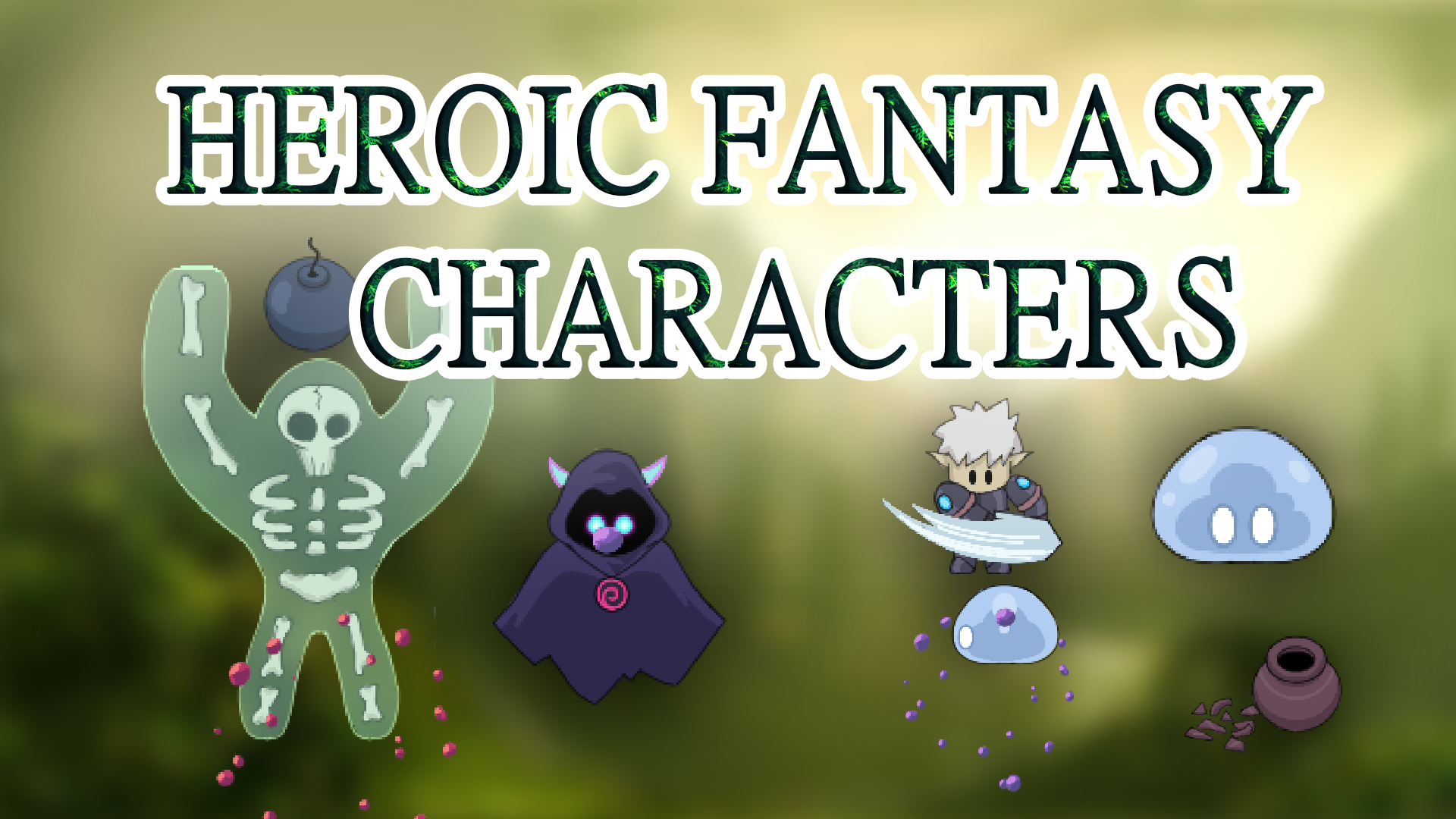 Heroic Fantasy Characters - a premium asset pack to build games with ...
