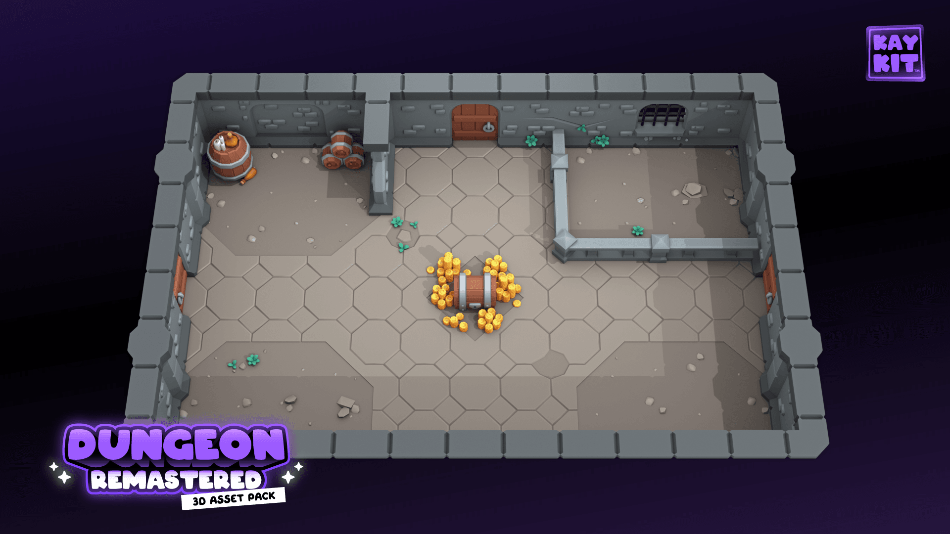 KayKit Dungeon Remastered - a premium asset pack to build games with ...