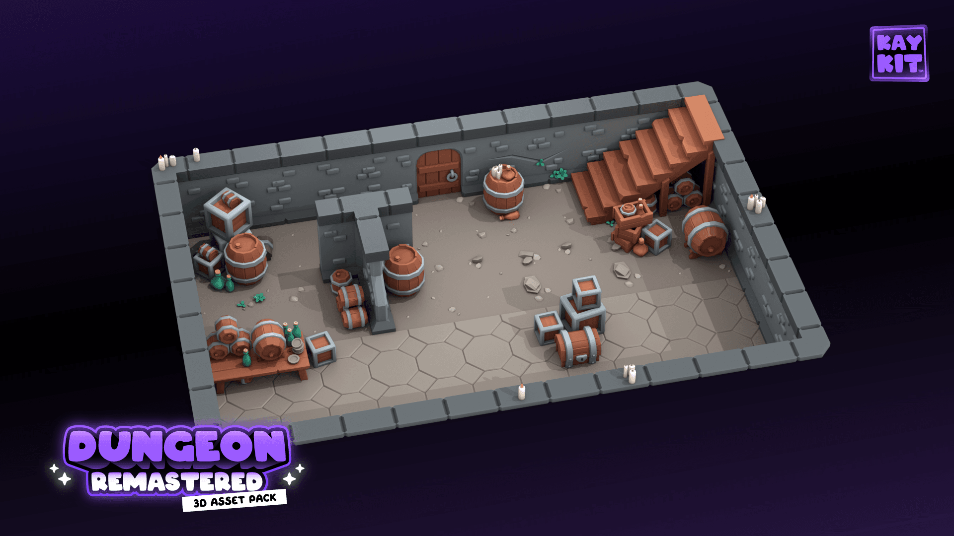 KayKit Dungeon Remastered - a premium asset pack to build games with ...