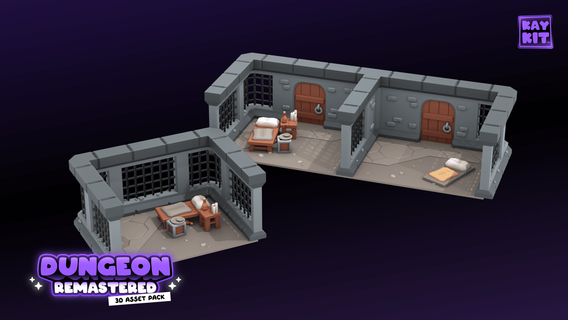 KayKit Dungeon Remastered - a premium asset pack to build games with ...