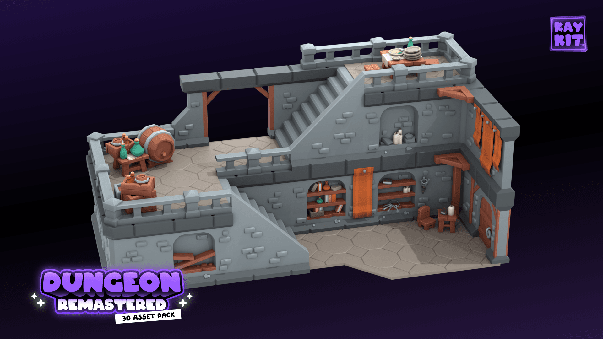 KayKit Dungeon Remastered - a premium asset pack to build games with ...