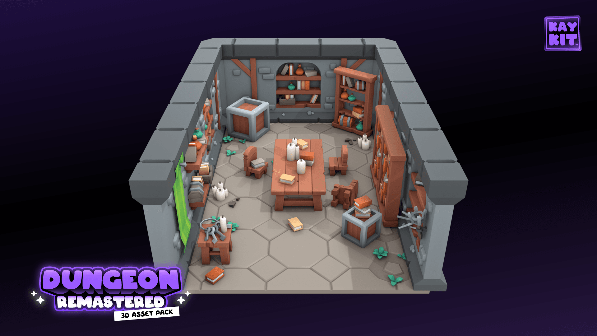 KayKit Dungeon Remastered - a premium asset pack to build games with ...