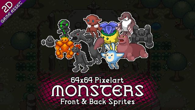 Monster Factory Asset Pack 2 - a premium asset pack to build games with ...