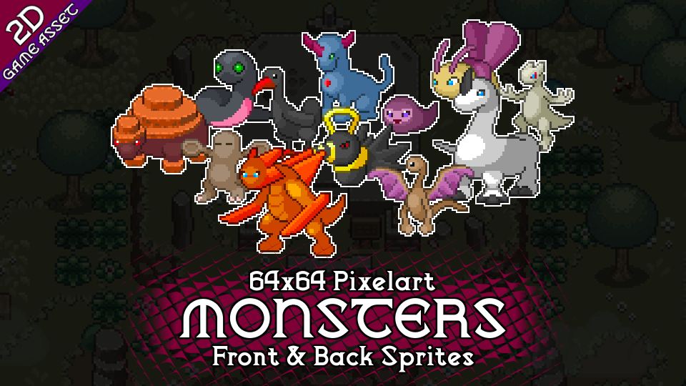 Monster Factory Asset Pack 3 - a premium asset pack to build games with ...