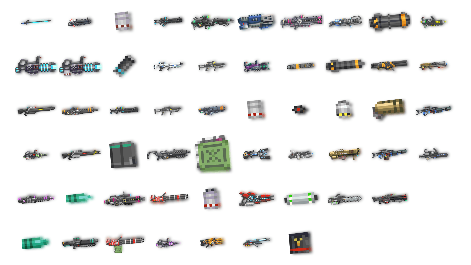 OMA Large Energy Weapons - a premium asset pack to build games with ...