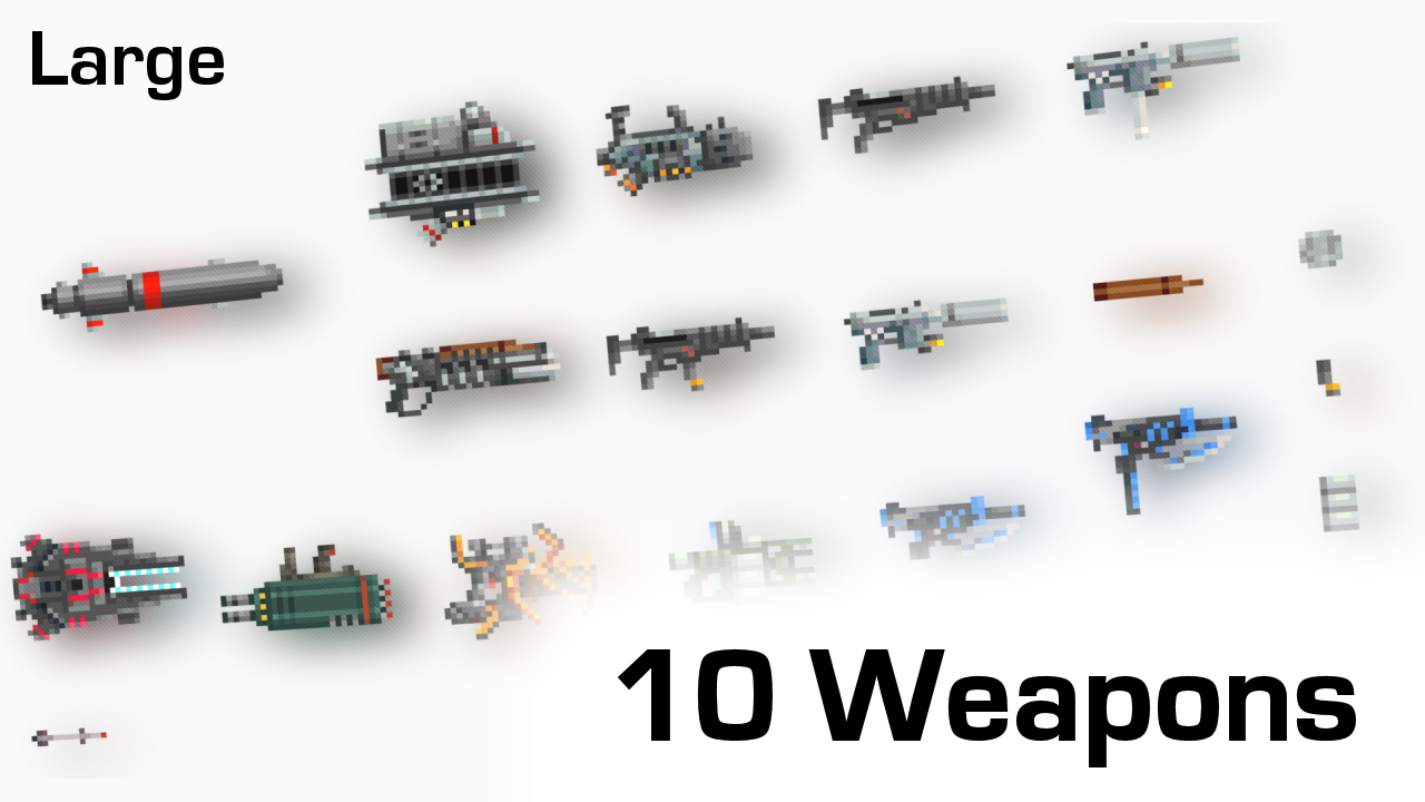 OMA Secondary Weapons - a premium asset pack to build games with ...