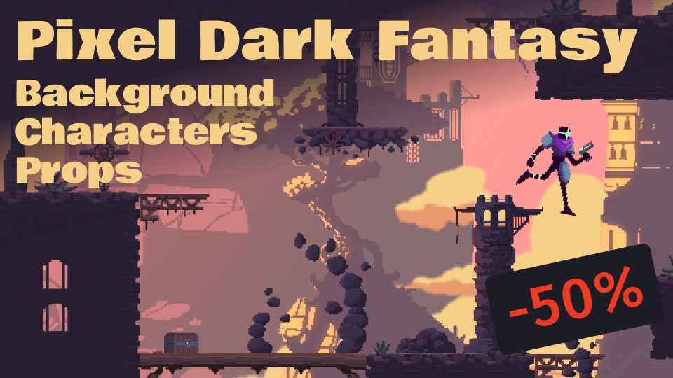 Pixel Dark Fantasy Bundle - a premium asset pack to build games with ...
