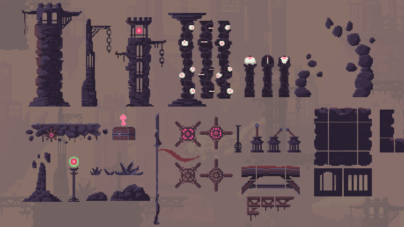 Pixel Dark Fantasy Level 2 - a premium asset pack to build games with ...