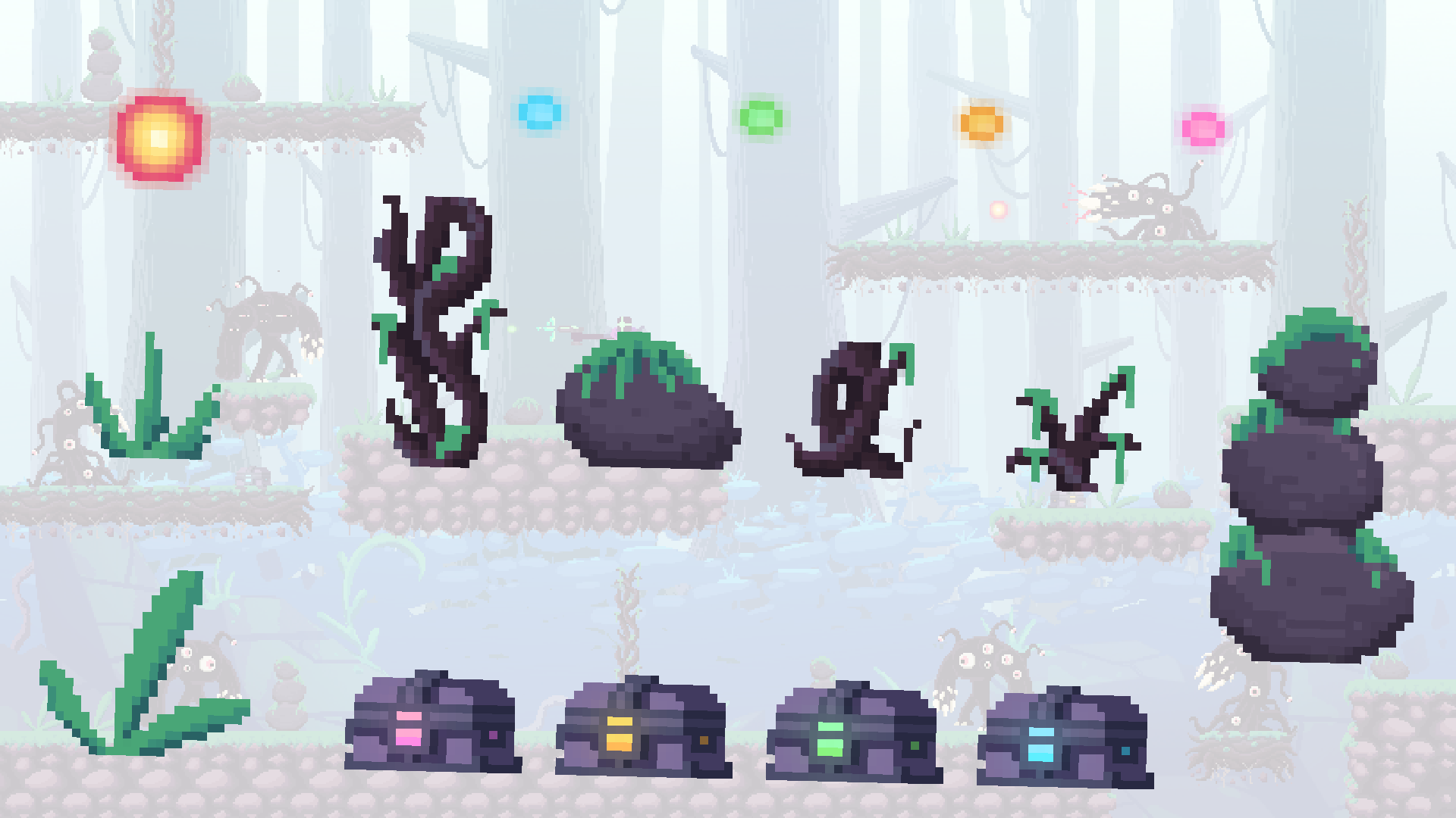 Pixel Dark Fantasy - a premium asset pack to build games with GDevelop ...