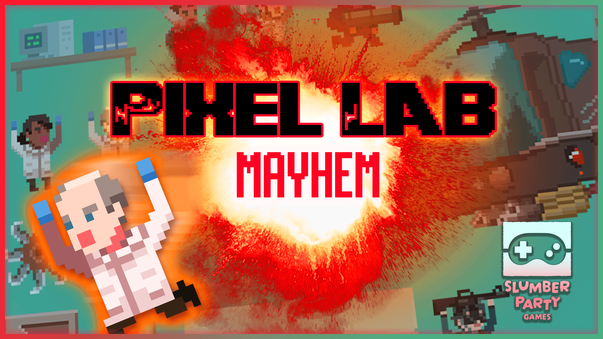 Pixel Lab Mayhem - a premium asset pack to build games with GDevelop ...