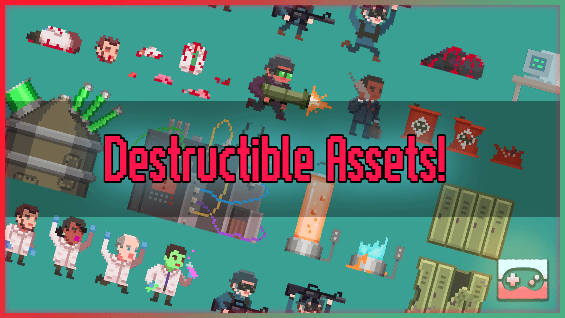 Pixel Lab Mayhem - a premium asset pack to build games with GDevelop ...