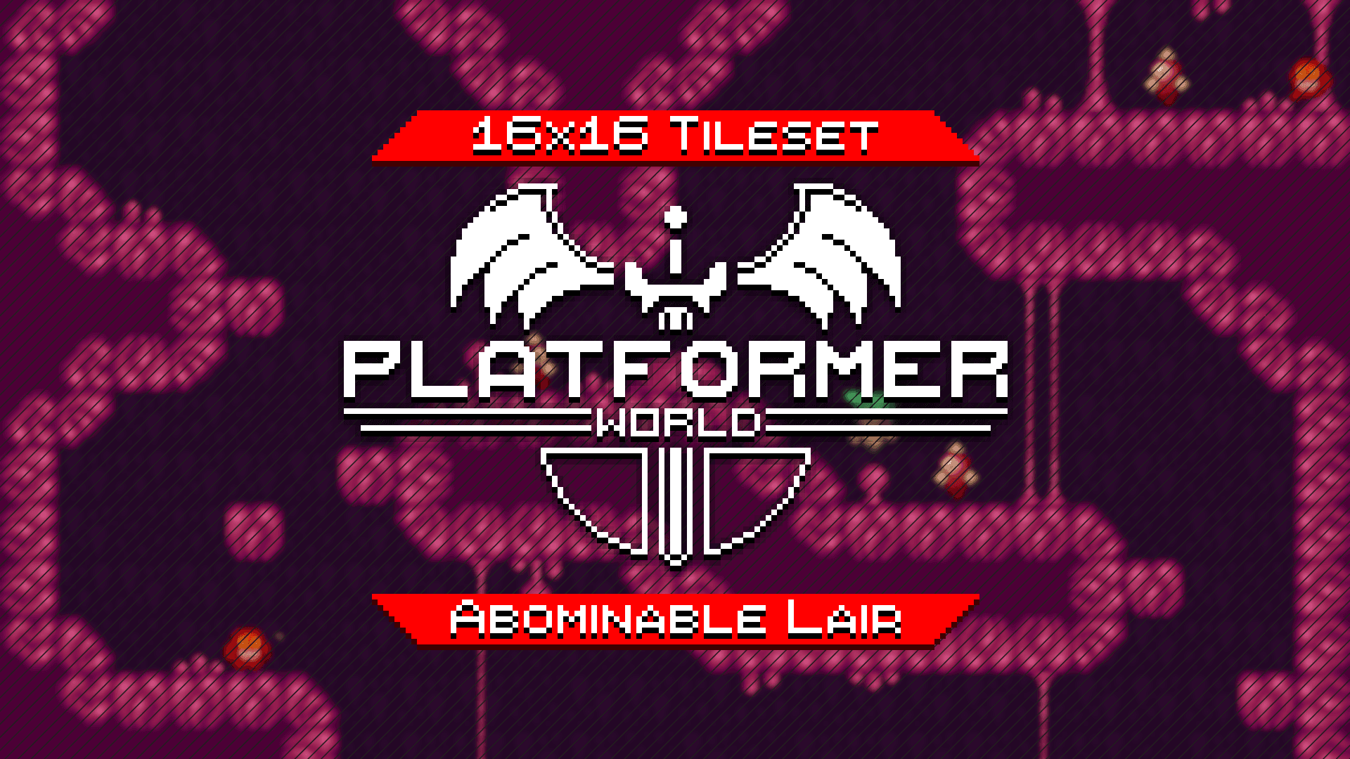 Platformer World Abominable Lair - a premium asset pack to build games ...