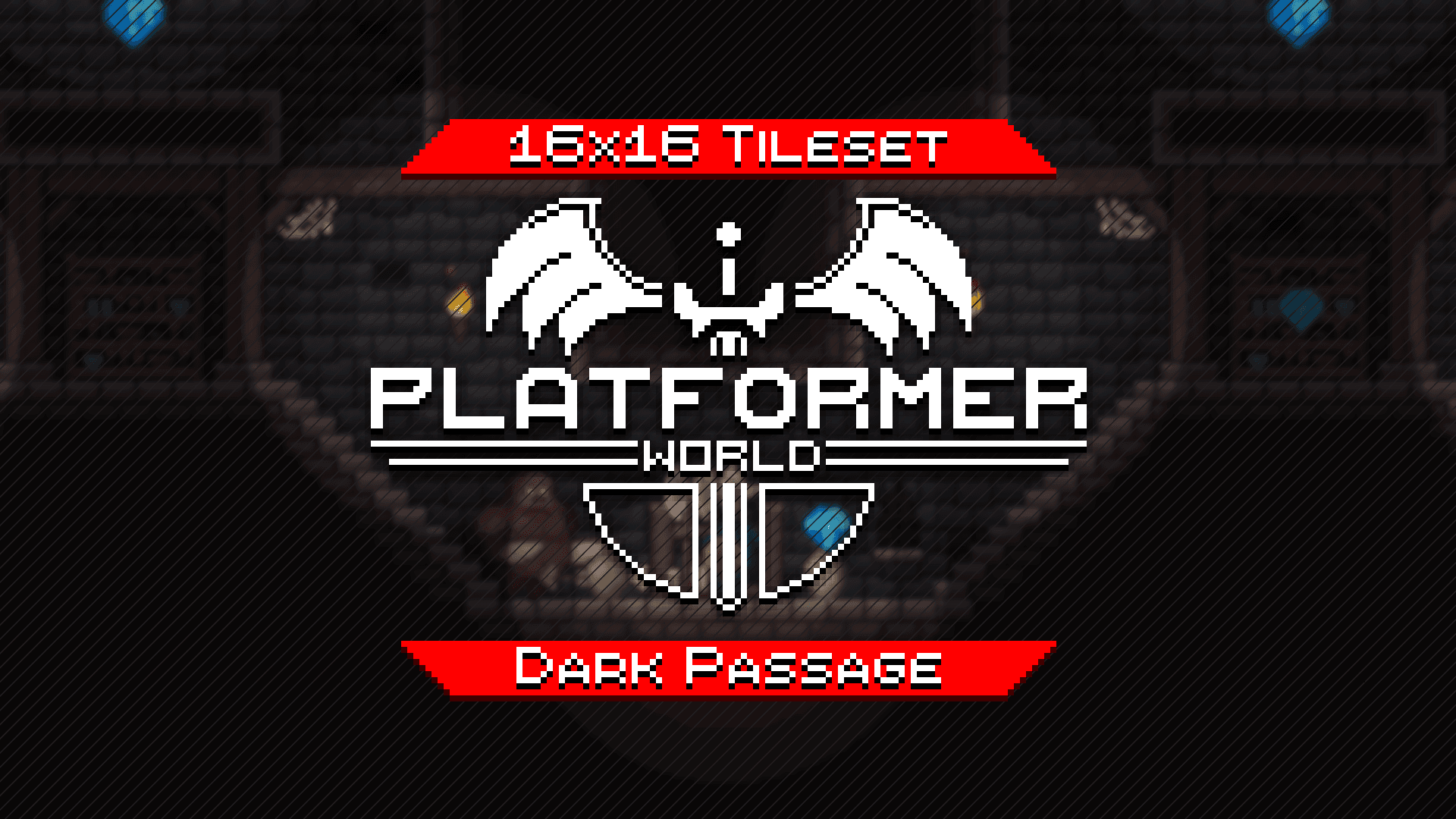 Platformer World Dark Passage - a premium asset pack to build games ...