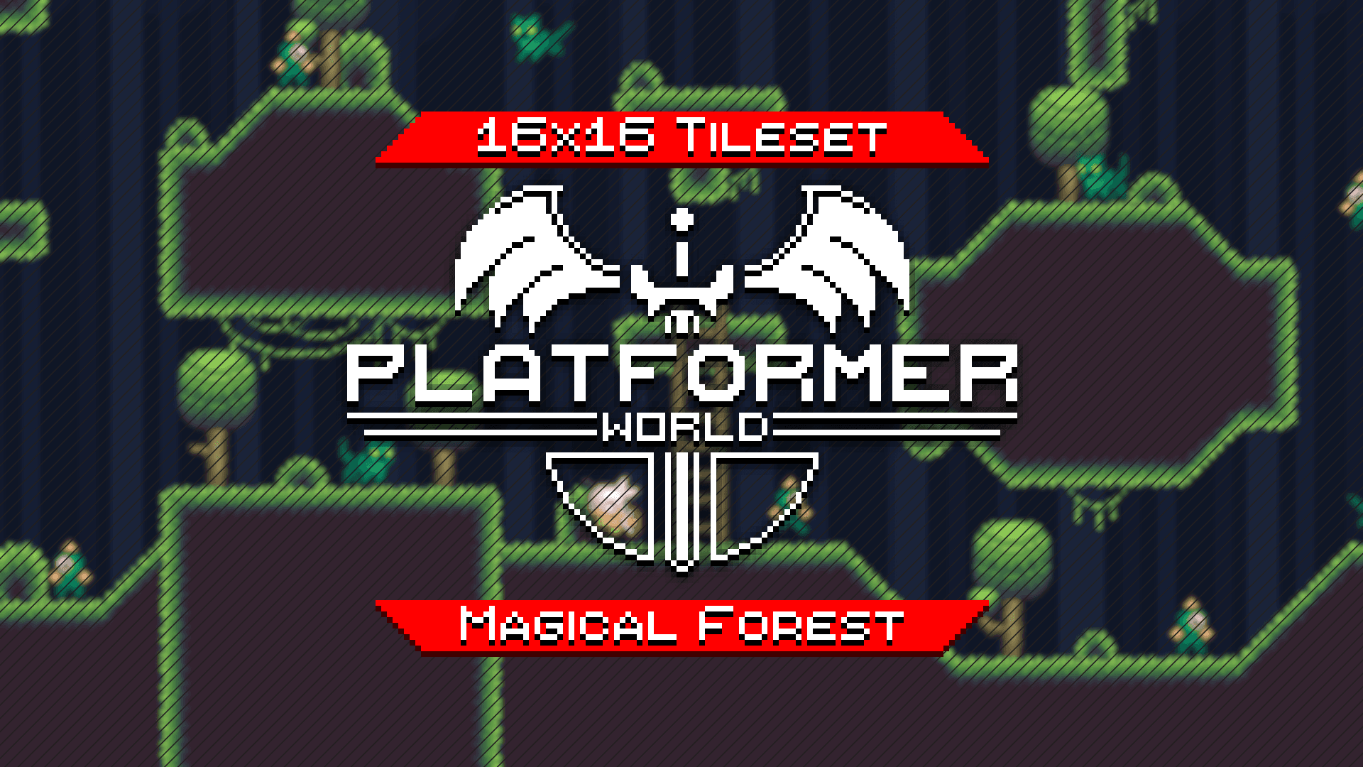 Platformer World Magical Forest - a premium asset pack to build games ...