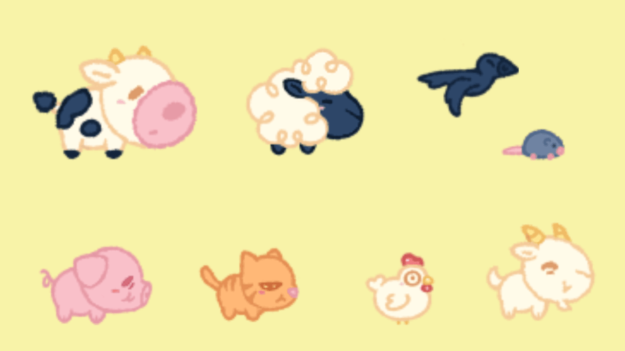 Produce Farm Barn Animals - a premium asset pack to build games with ...