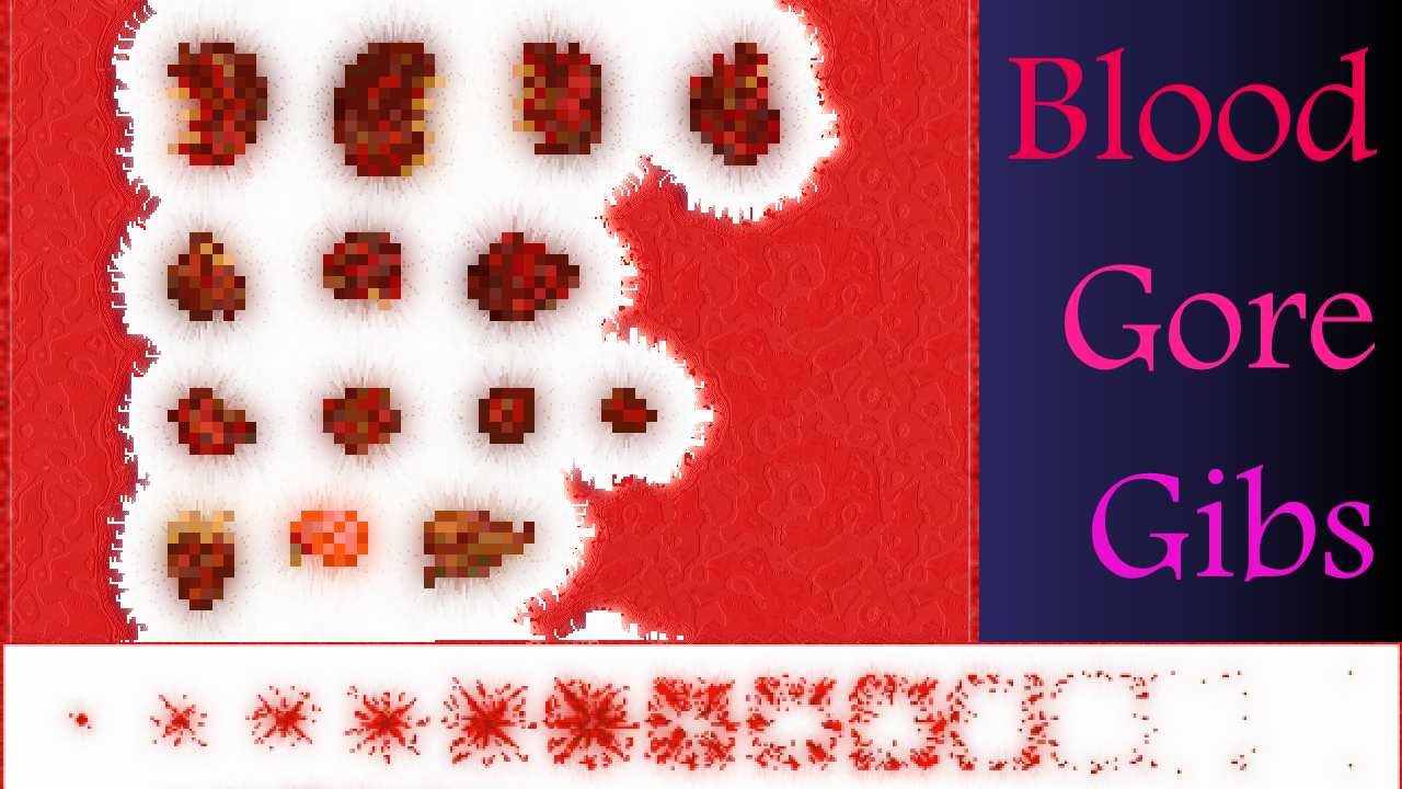 RC Art - Gore Blood Gibs - a premium asset pack to build games with ...