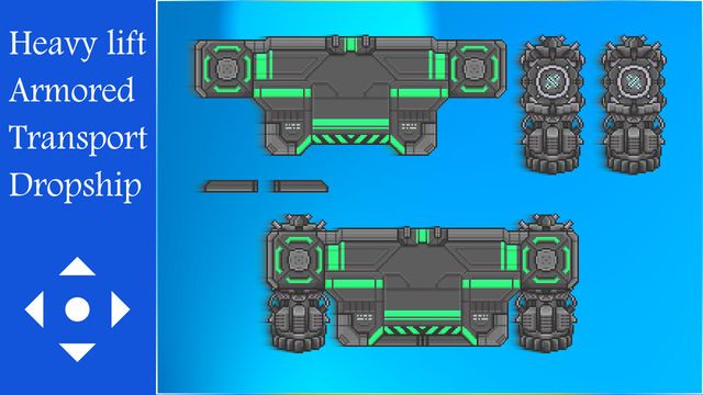 RC Art - Vehicles Dropship - a premium asset pack to build games with ...