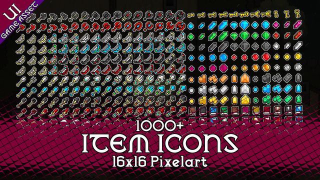Rogue Adventure Item Icons - a premium asset pack to build games with ...
