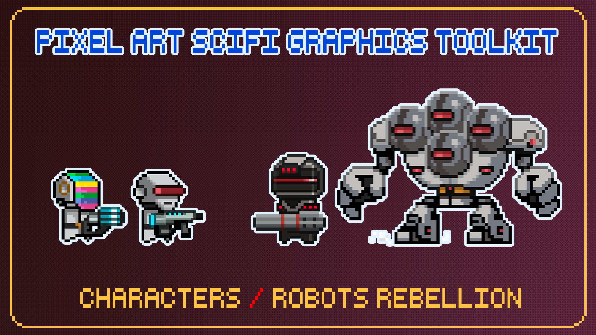 Sci-Fi Robot Rebellion - a premium asset pack to build games with ...