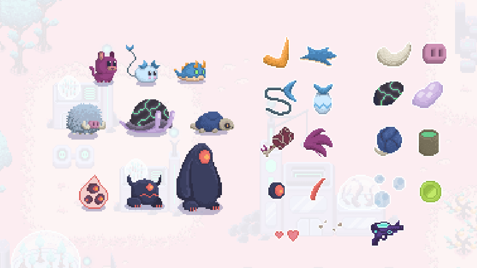 Sci-Fi Space Village Animals And Enemies - a premium asset pack to ...