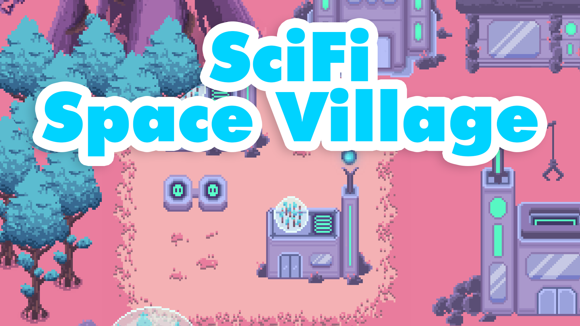 Sci-Fi Space Village - a premium asset pack to build games with ...