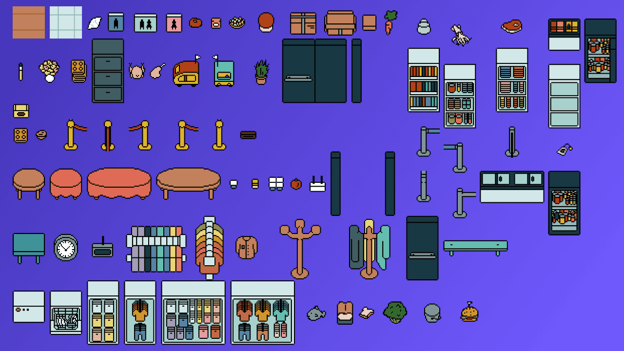 Top Down Interior - a premium asset pack to build games with GDevelop ...