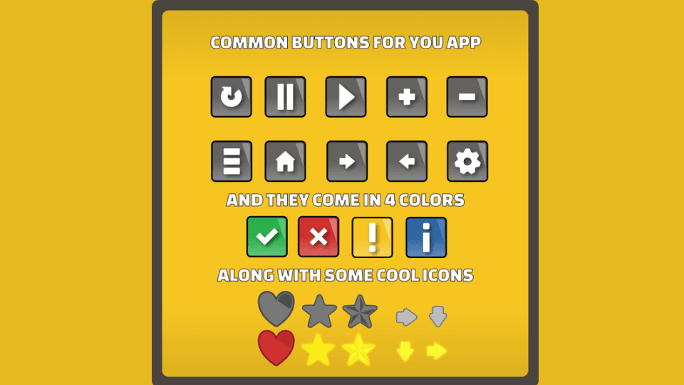 UI Casual Asset Pack - a premium asset pack to build games with ...