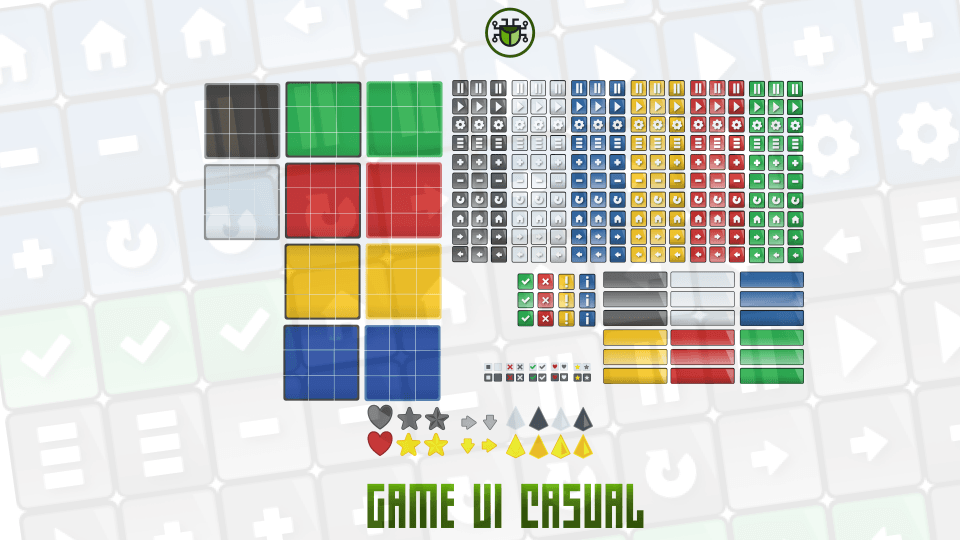 UI Casual Asset Pack - a premium asset pack to build games with ...