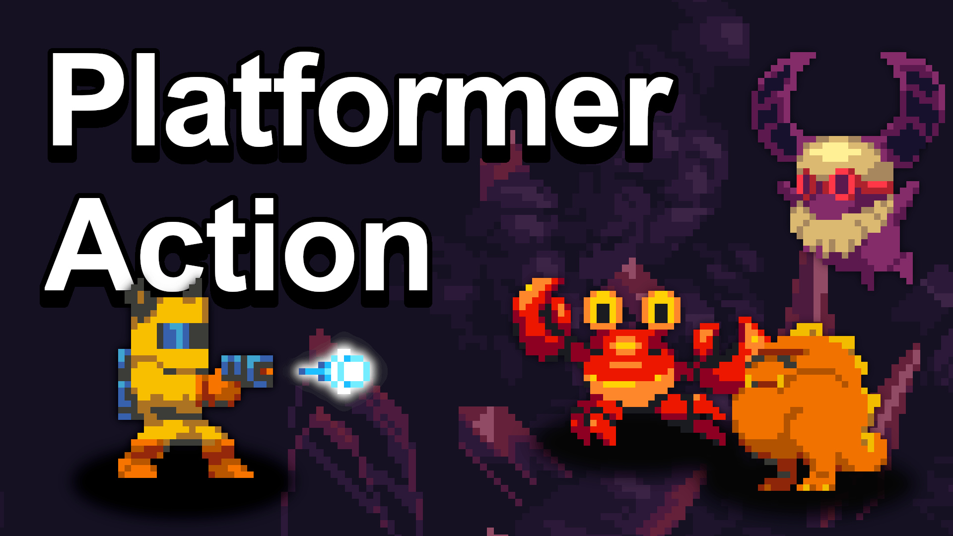 Action Platformer Pixel - a premium game template for GDevelop. | GDevelop