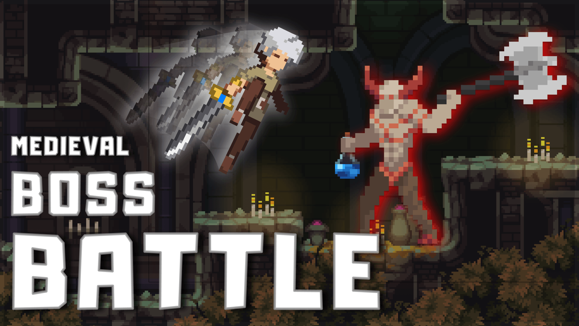 Boss Battle - a premium game template for GDevelop. | GDevelop