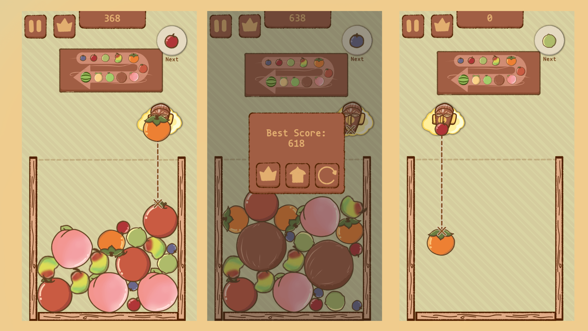 Fruit Stack Master - a premium game template for GDevelop. | GDevelop