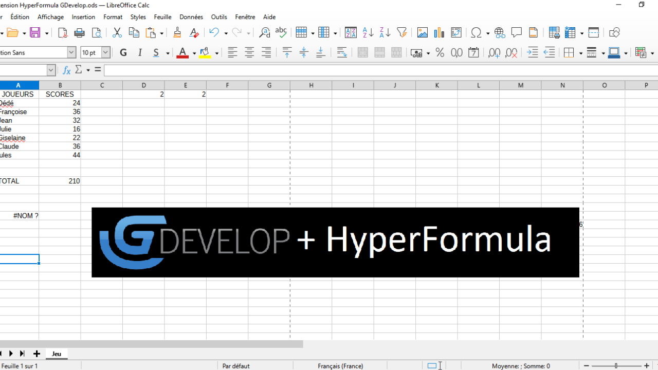 HyperFormula - a premium game template for GDevelop. | GDevelop