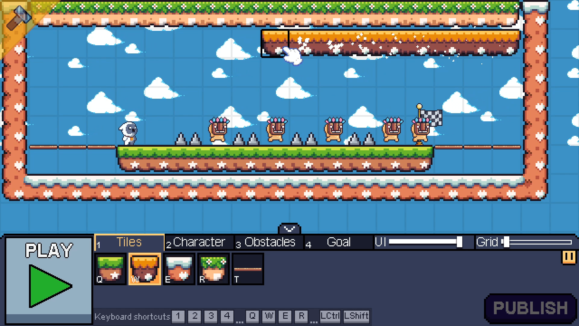 Land Maker - a premium game template for GDevelop. | GDevelop