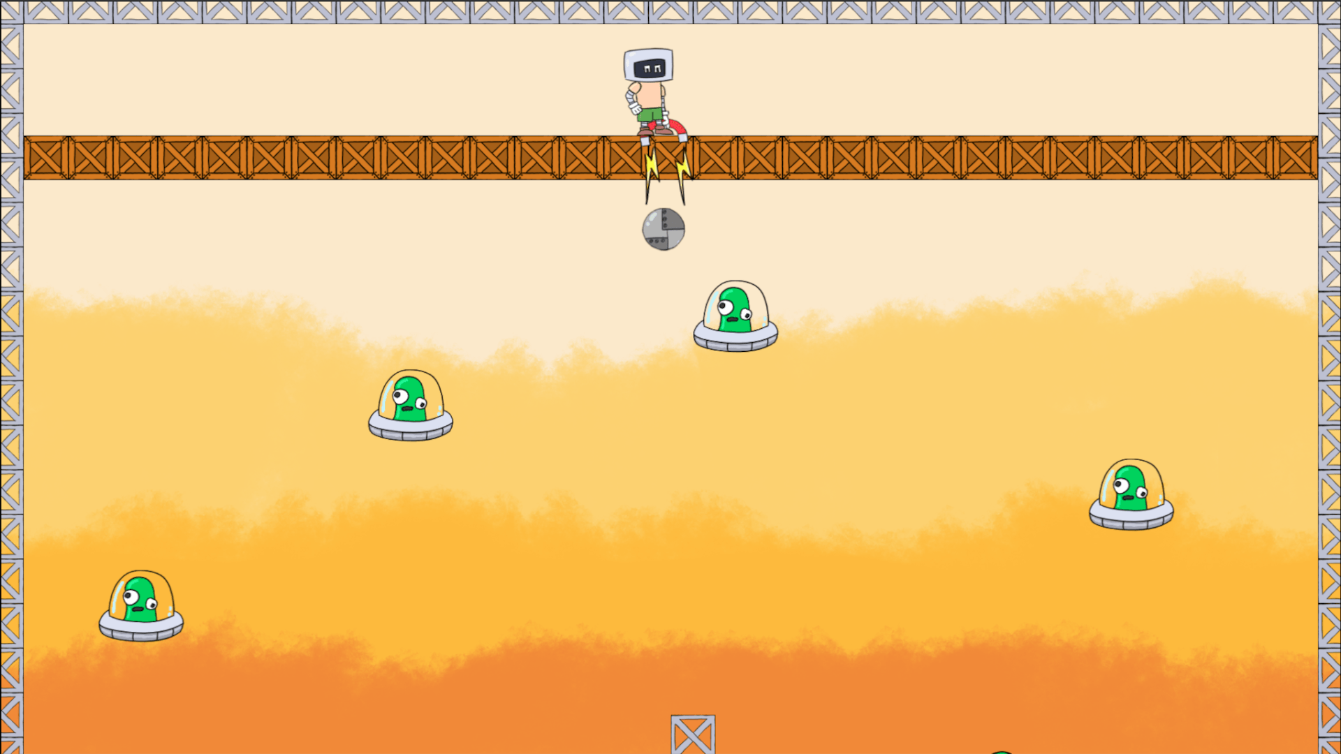 Magnetic Alien Bash Mayhem - a premium game template for GDevelop ...